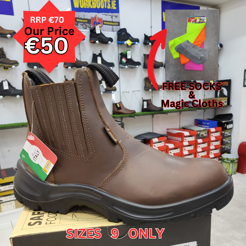 Panda Ramon Safety Dealer Boot + FREE Socks & Magic Cloths - Work Boots